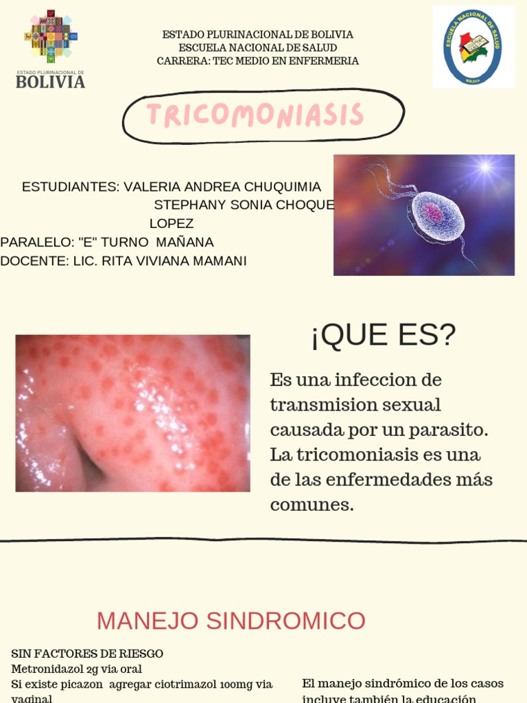 TRICOMONIASIS | PDF | Condón | Epidemiología