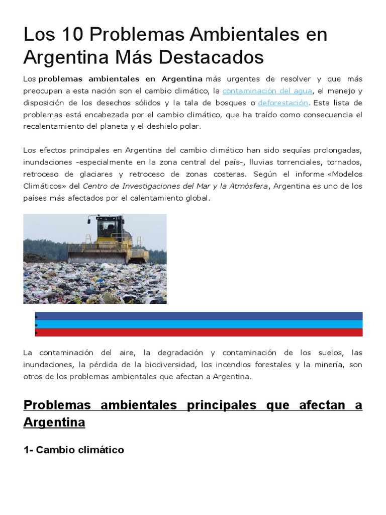 Conflictos Socio-Ambientales En Argentina – TFPHUT