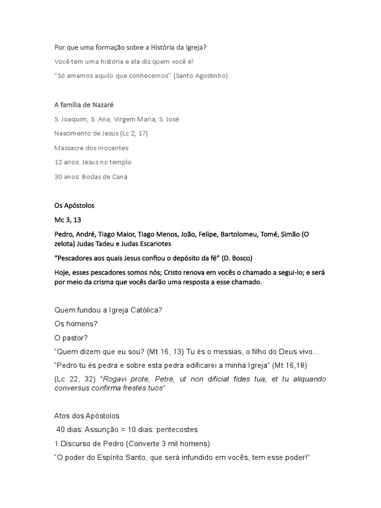 Historia Da Igreja Pdf