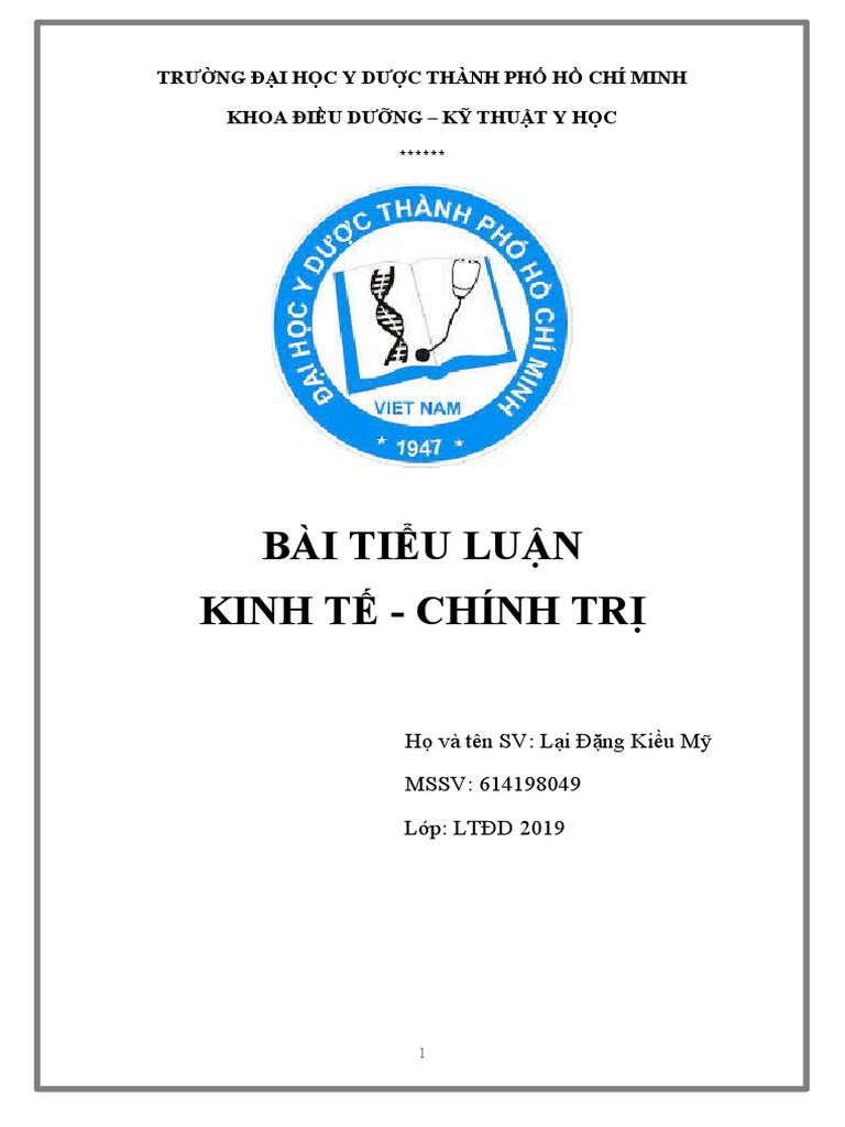 Bài tiểu luận KT-CT | PDF