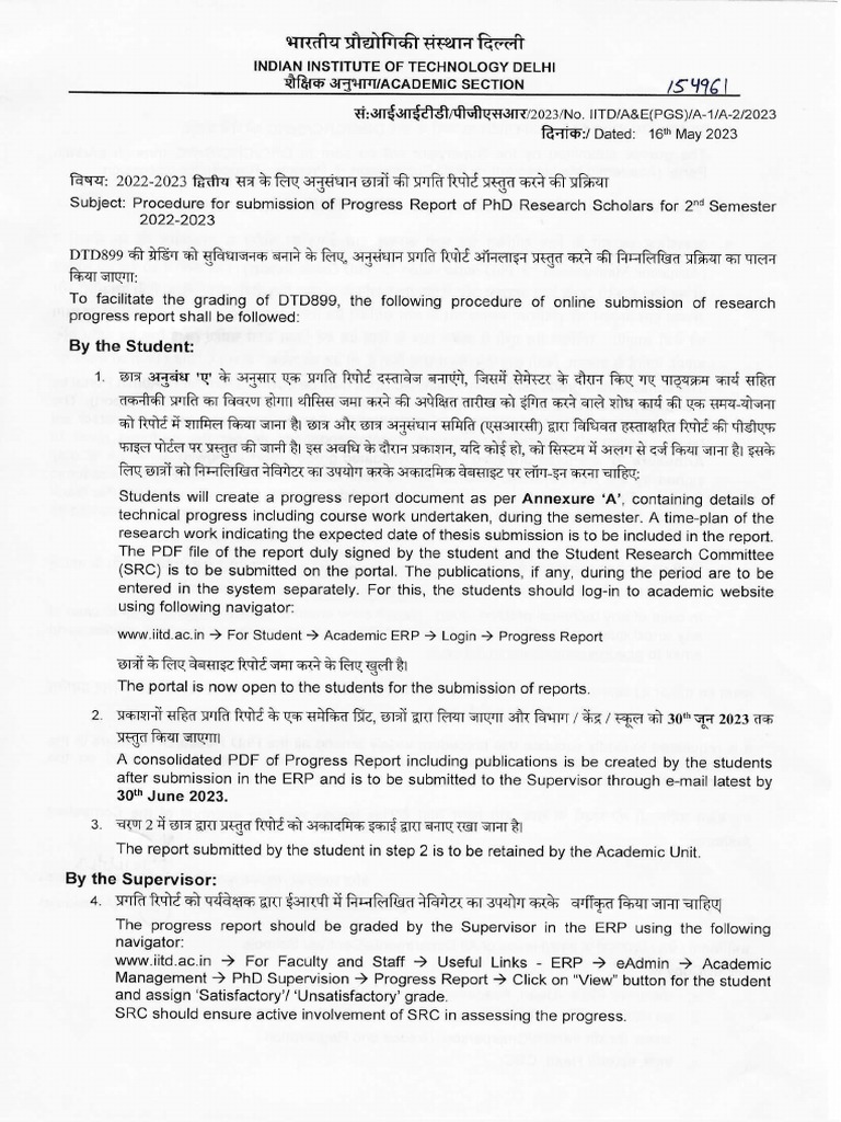 Progress Report - Signed | PDF