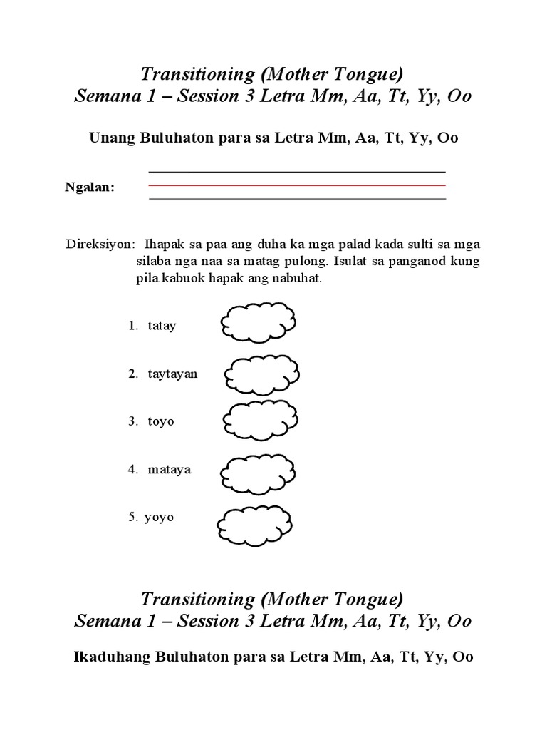 SBinisaya11 T W1S3 6 Pages | PDF