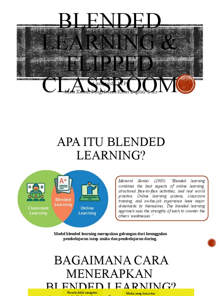 PPT. Blended Learning & Flipped Classroom | PDF