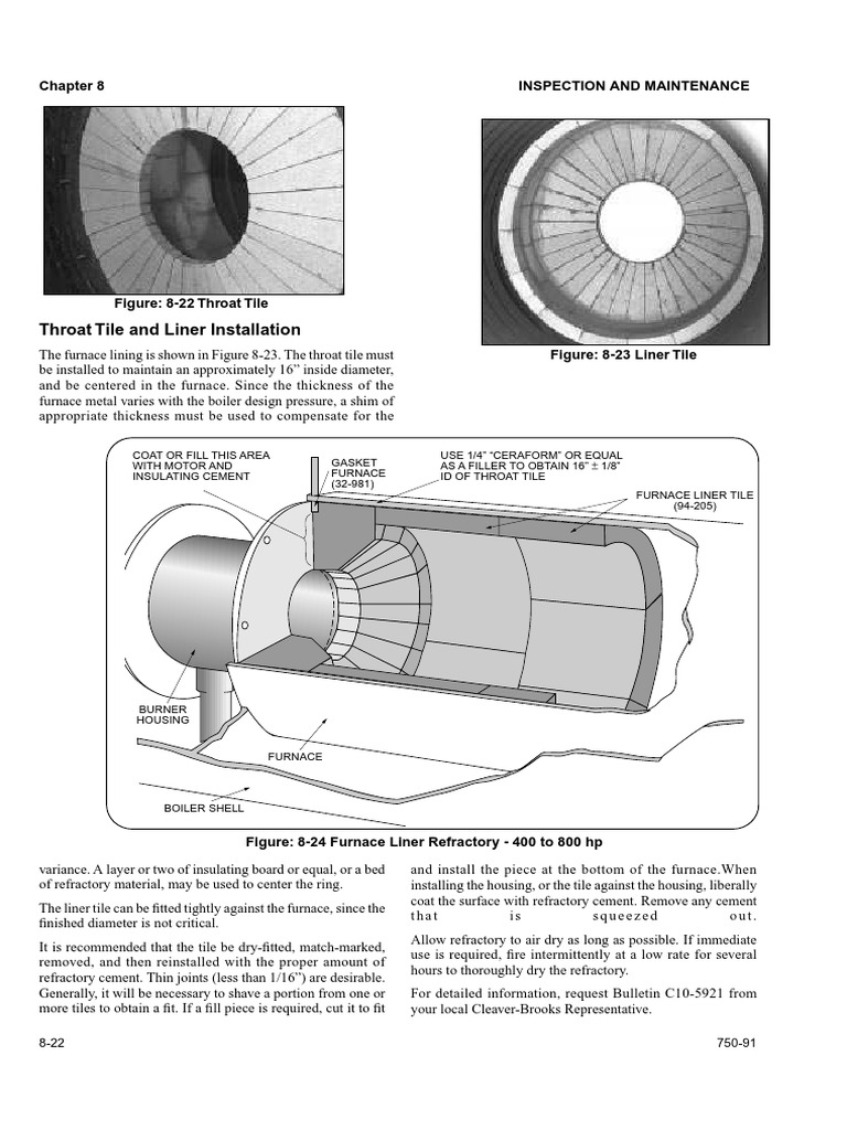 Refractarios Cleaver Brooks | PDF | Refractory | Industrial Processes