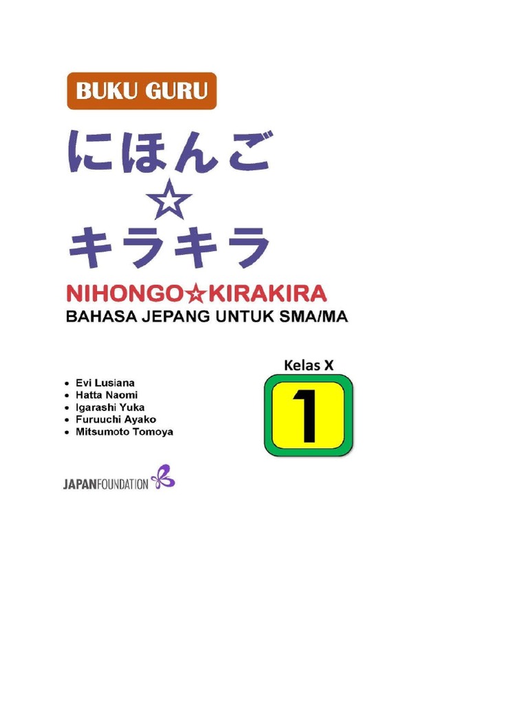 Buku Guru Nihongo Kira Kira 1 | PDF