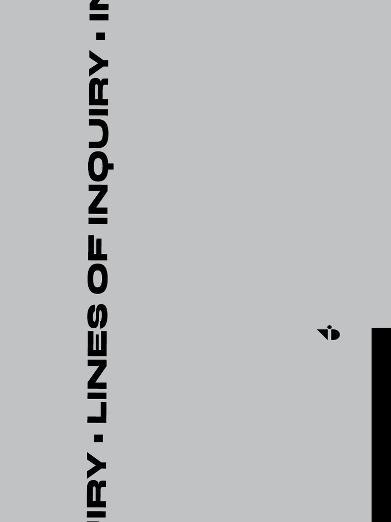 Lines of Inquiry 2020 | PDF | Design | Intelligence (AI) & Semantics