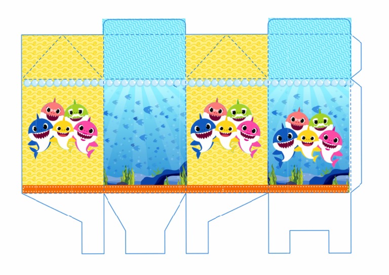 Caixa Milk Baby Shark Criativa p.1 | PDF