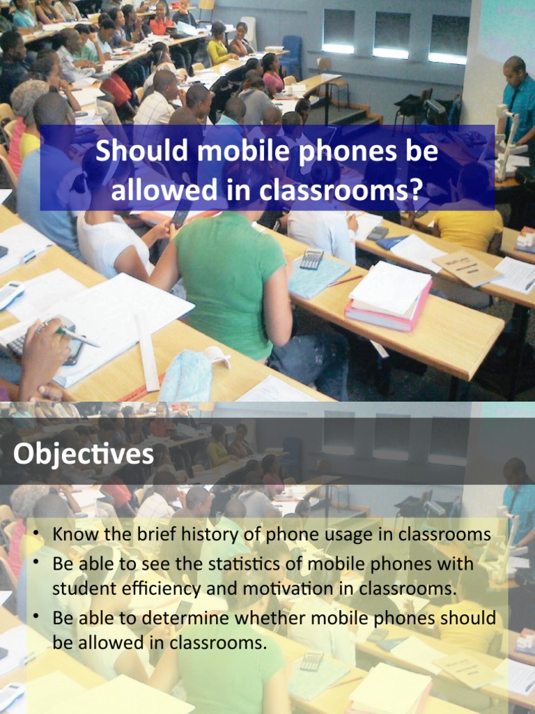 Should Mobile Phones Be Allowed in Classrooms | PDF | Telephone ...