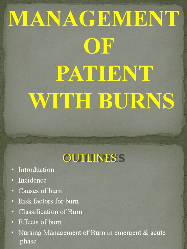 Burns Management | PDF