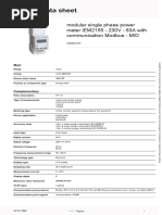 iEM3255 Energy Meter Datasheet | PDF | Electricity | Manufactured Goods