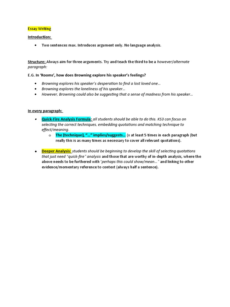 Quick-Fire Vs Deeper Analysis | PDF