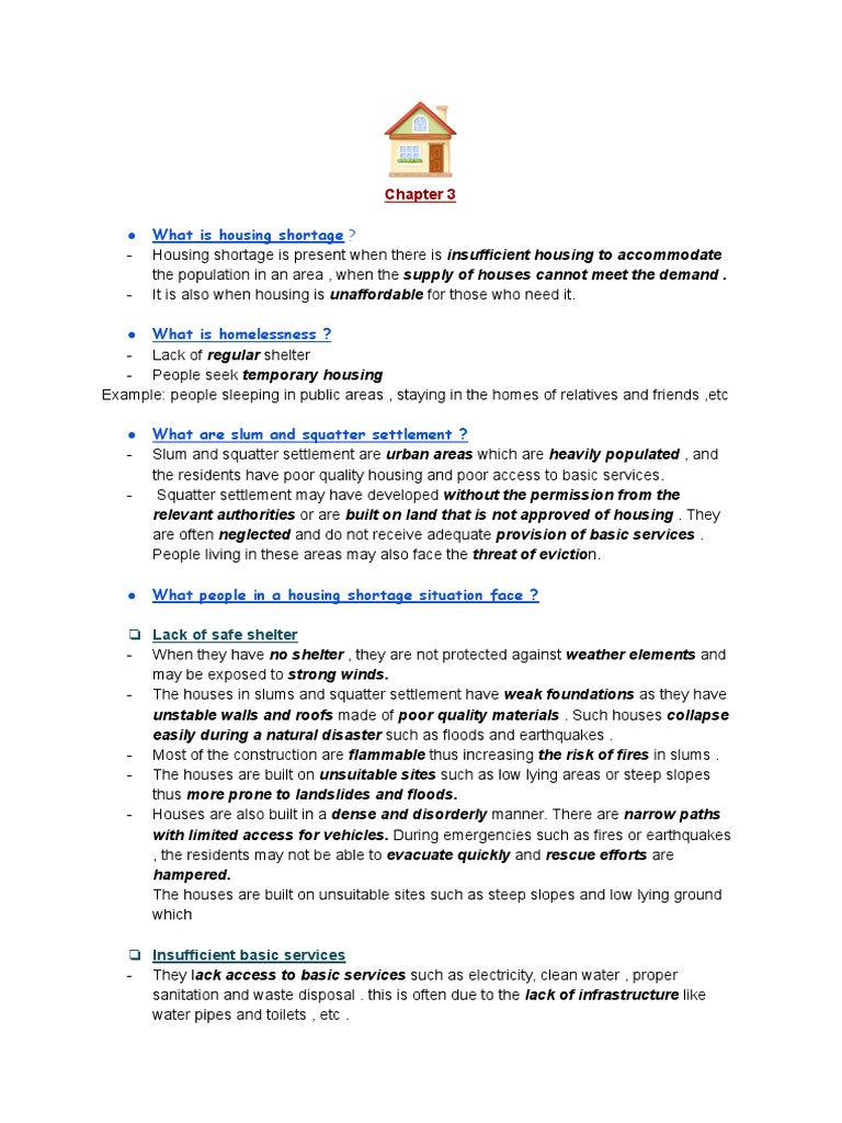 Understanding Housing Shortages and Impacts | PDF | Slum | Public Housing
