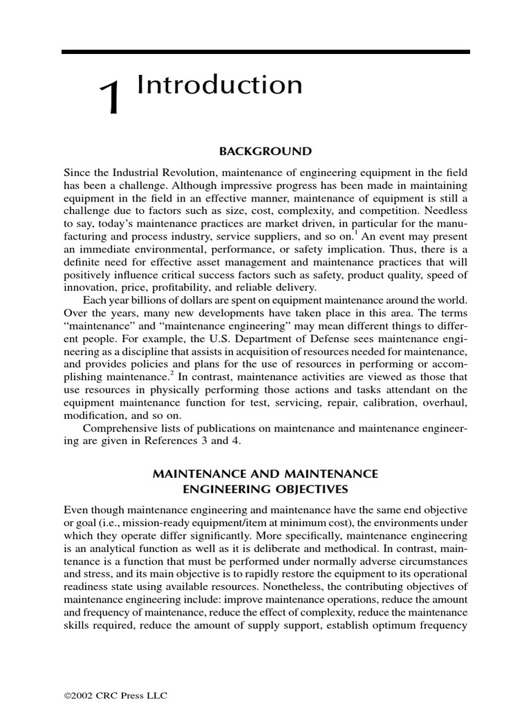 Modern Engineering Maintenance Overview | PDF