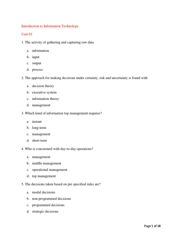 Information Technology | PDF