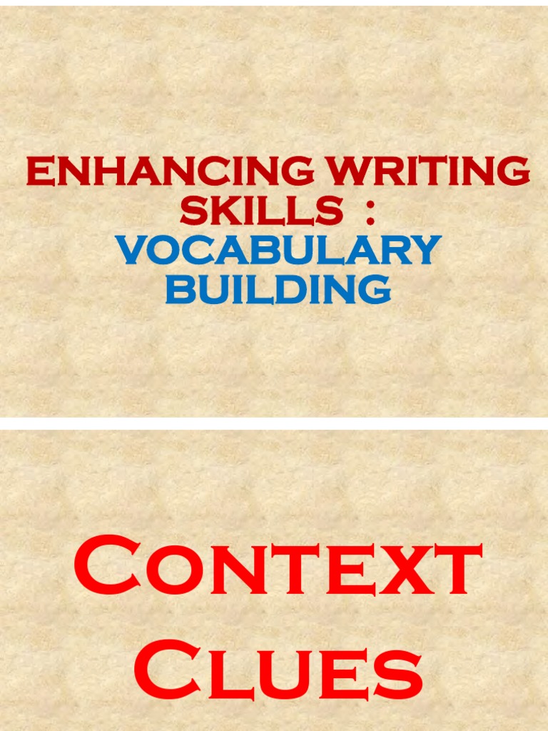 Context Clues | PDF | Vocabulary | Linguistics