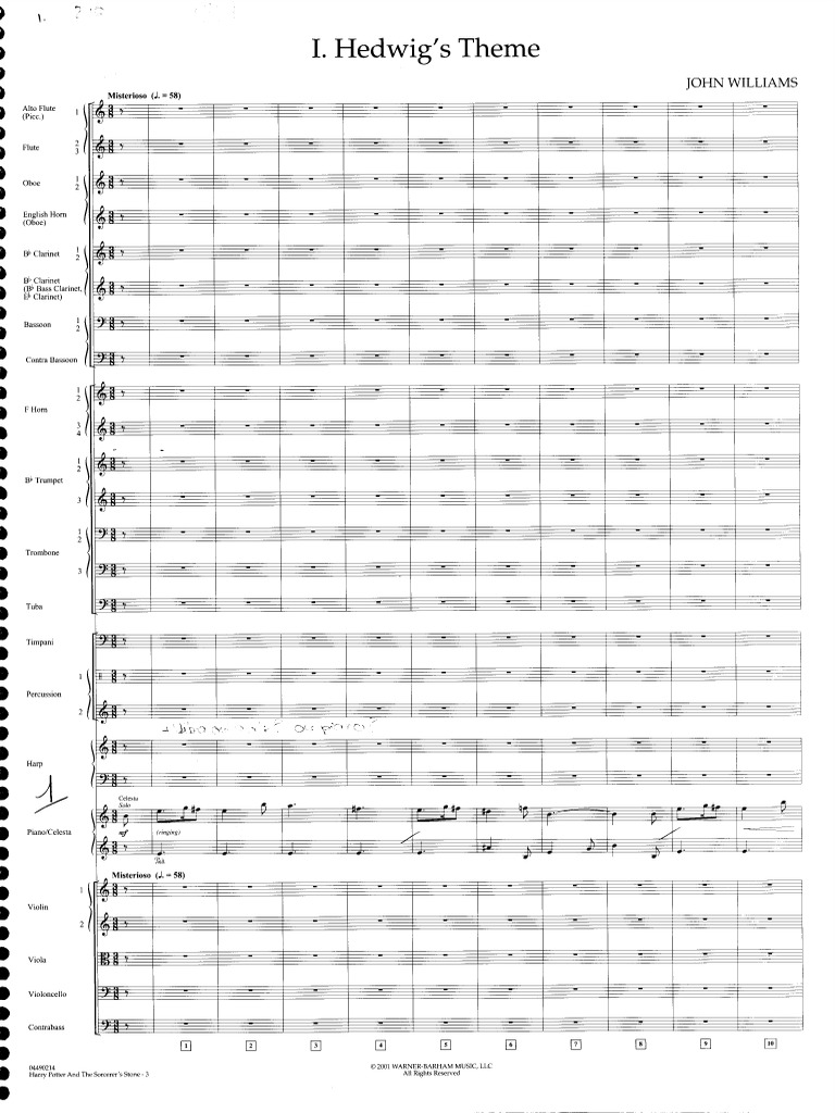 09-10 WILLIAMS - Harry Potter - Full Score | PDF