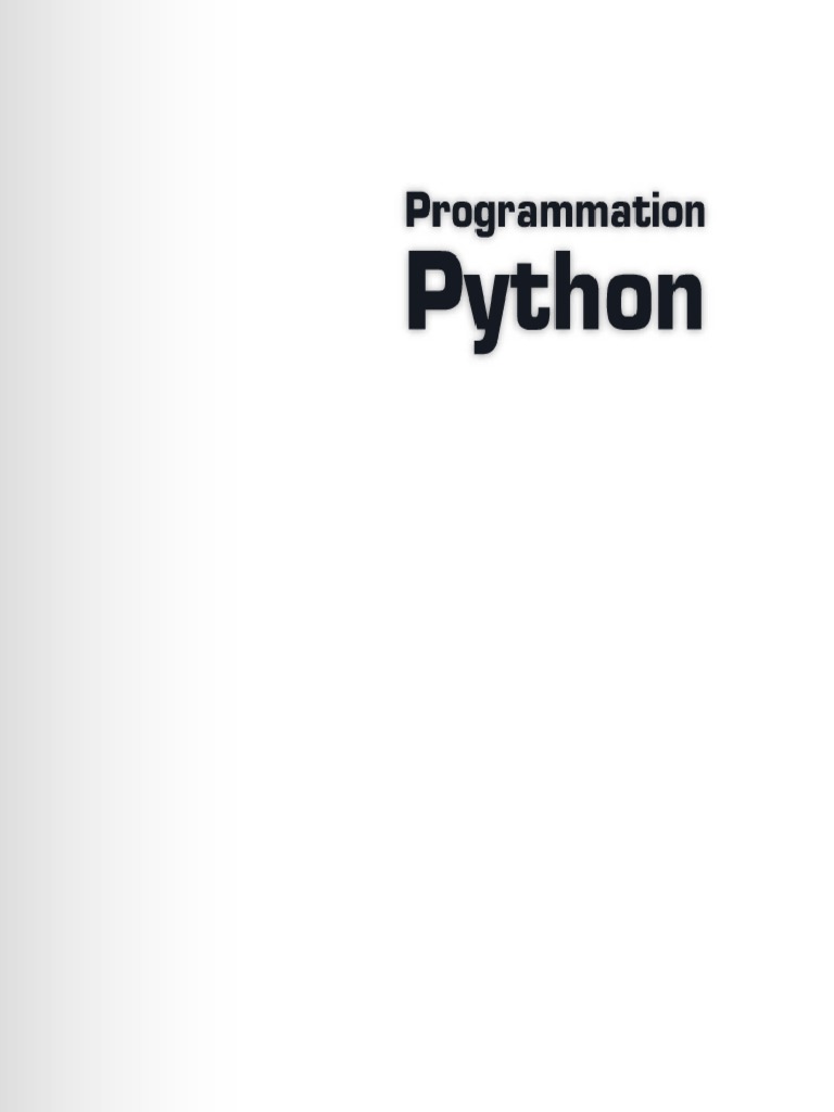 Programmation Python (Ziade T.) (Z-Library) | PDF Programmation Python (Ziade T.) (Z-Library) | PDF