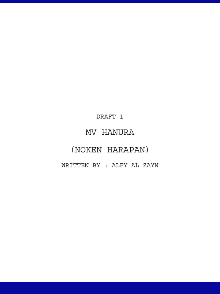 PROJECT HANURA - DRAFT 1 | PDF