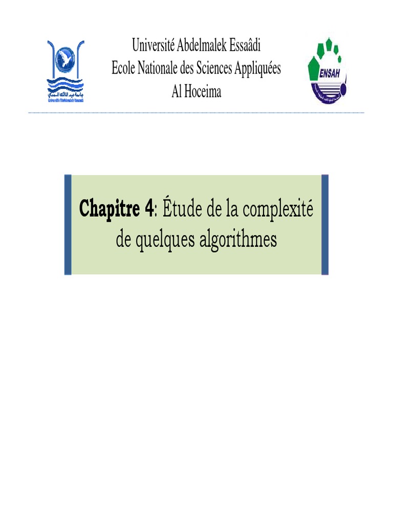 Complexité des algorithmes de tri | PDF | Informatique | Logique ...