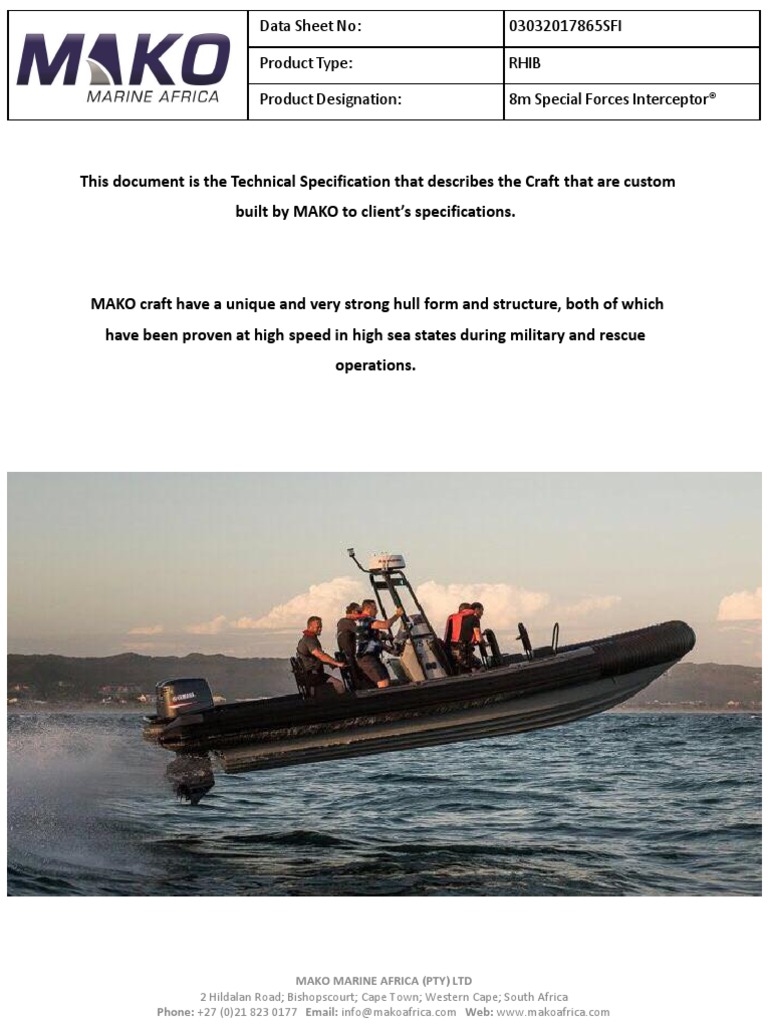8m Mako RIB | PDF