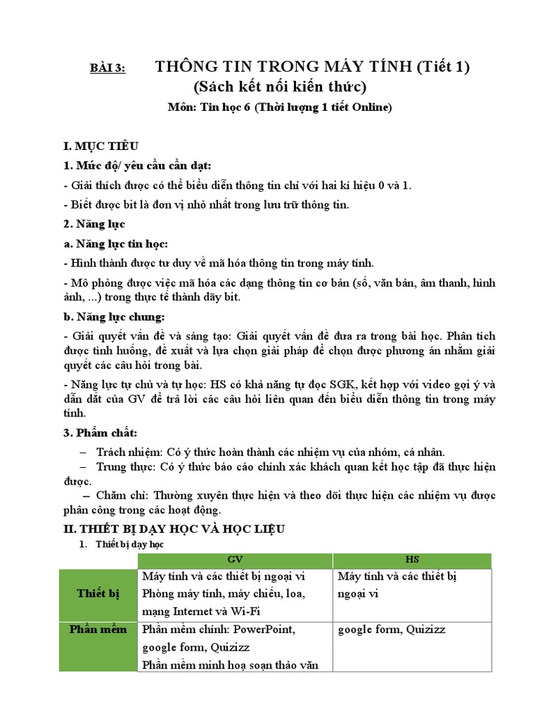 Bai Tap Cuoi Khoa Module 9 Mon Tin Hoc Thcs | PDF