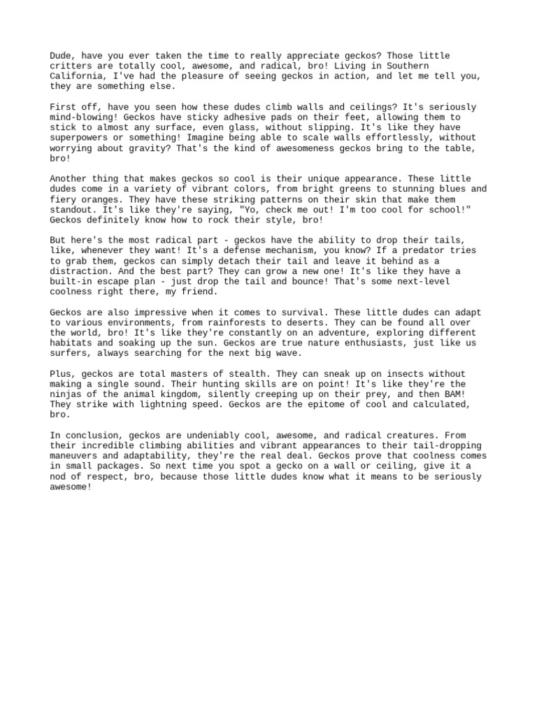 Gecko Research Doc 21 | PDF Gecko Research Doc 21 | PDF