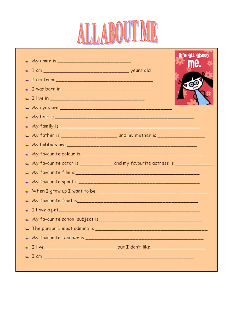 All About Me | PDF