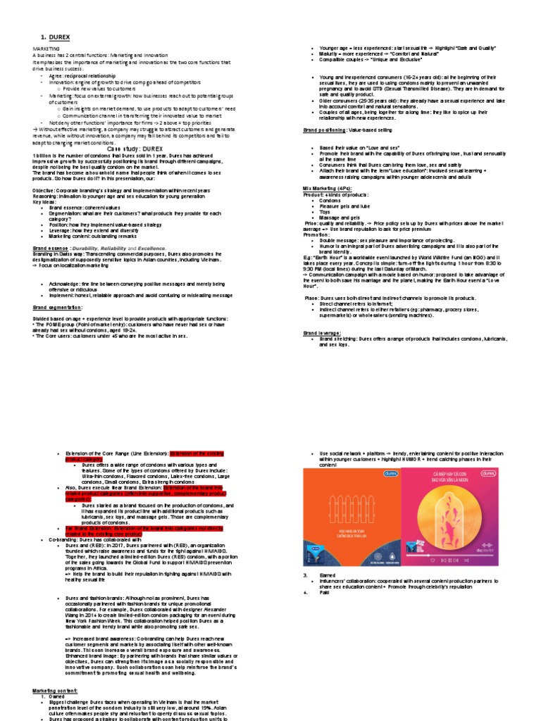 Case Study: DUREX | PDF | Brand | Apple Inc.
