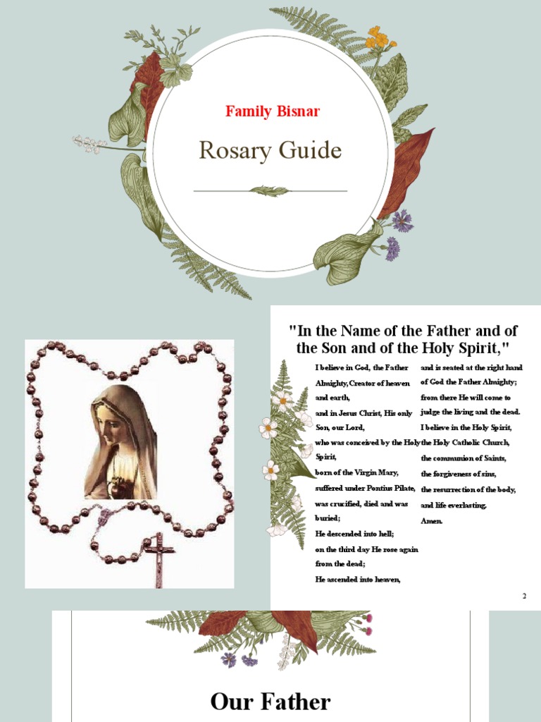 Rosary Guide | PDF