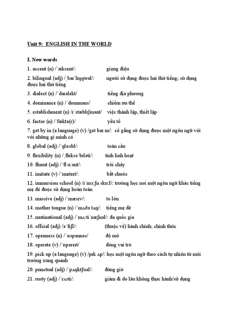 Unit 9 - Theory | PDF