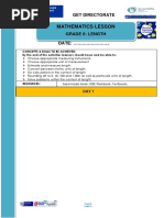 Grade 4 Time Lesson Plan | PDF | Hour | Time