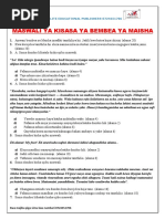 1733405817 Mahujaji Wa Matumaini Wimbo Wa Jubilei Ya Mwaka Mtakatifu 2025 | PDF