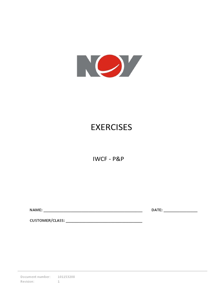 Well Control - Exercise - English | PDF | Casing (Borehole) | Physical ...