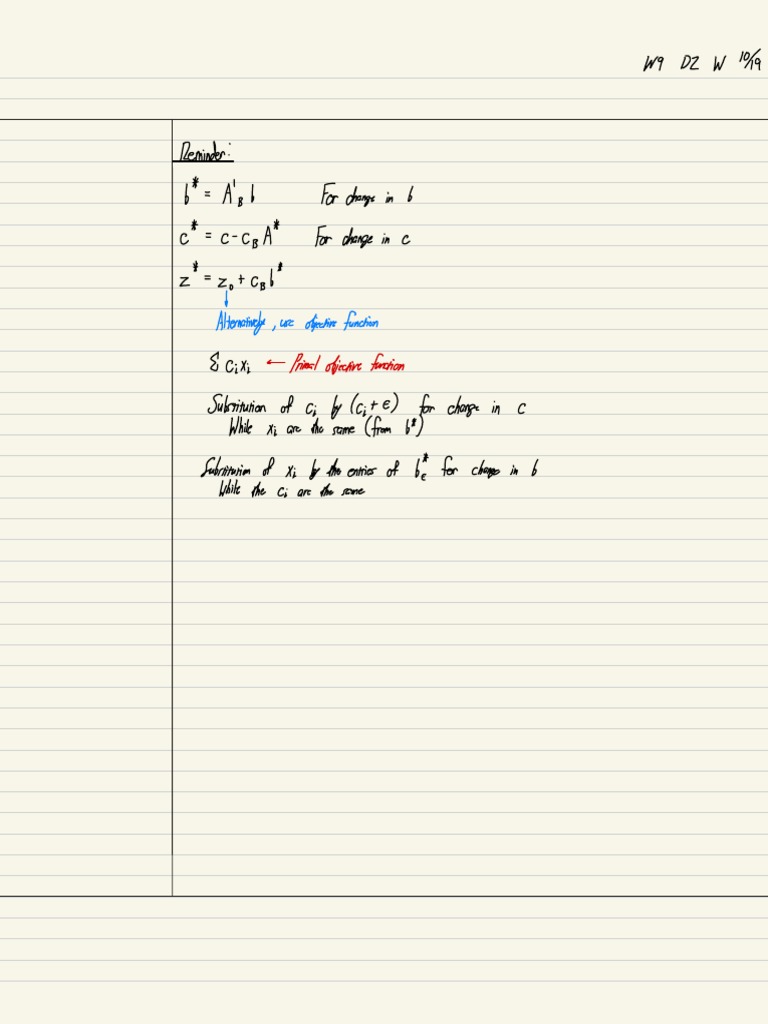 Linear Programming Notes October | PDF