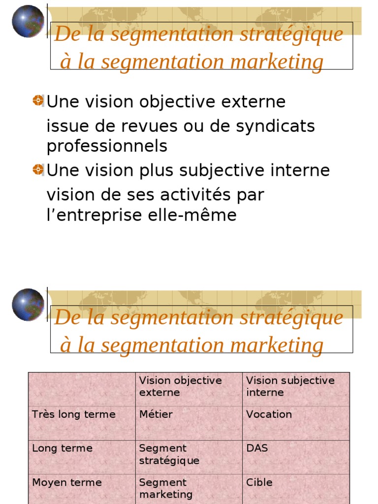De La Segmentation Stratégique À La Segmentation Marketing | PDF ...