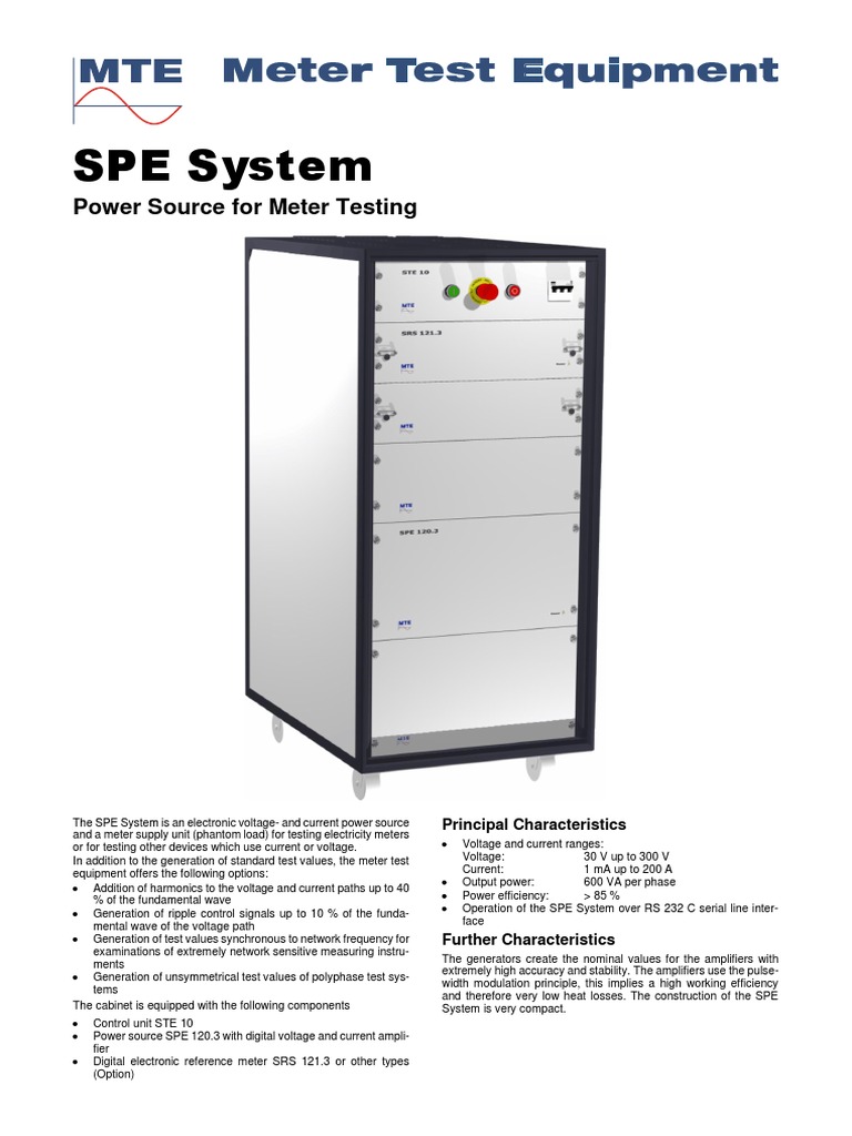 SPE System 200 A English - R04 (04.2011 | PDF