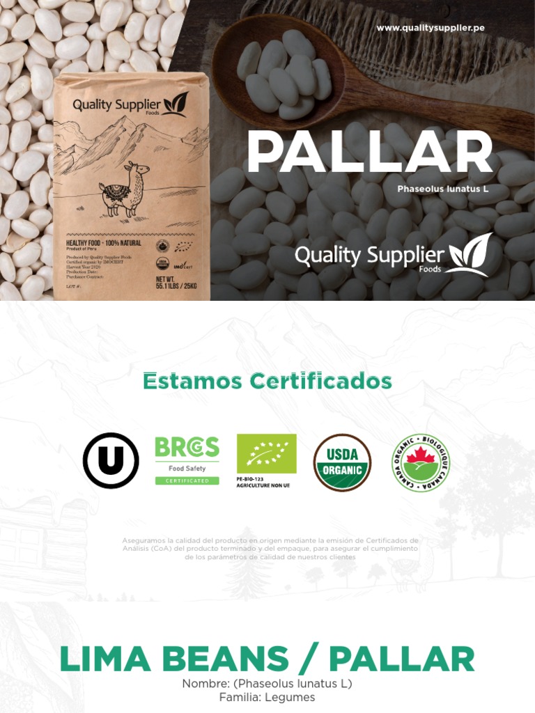 Beneficios y propiedades del pallar | PDF | Comida y bebida | Alimentos