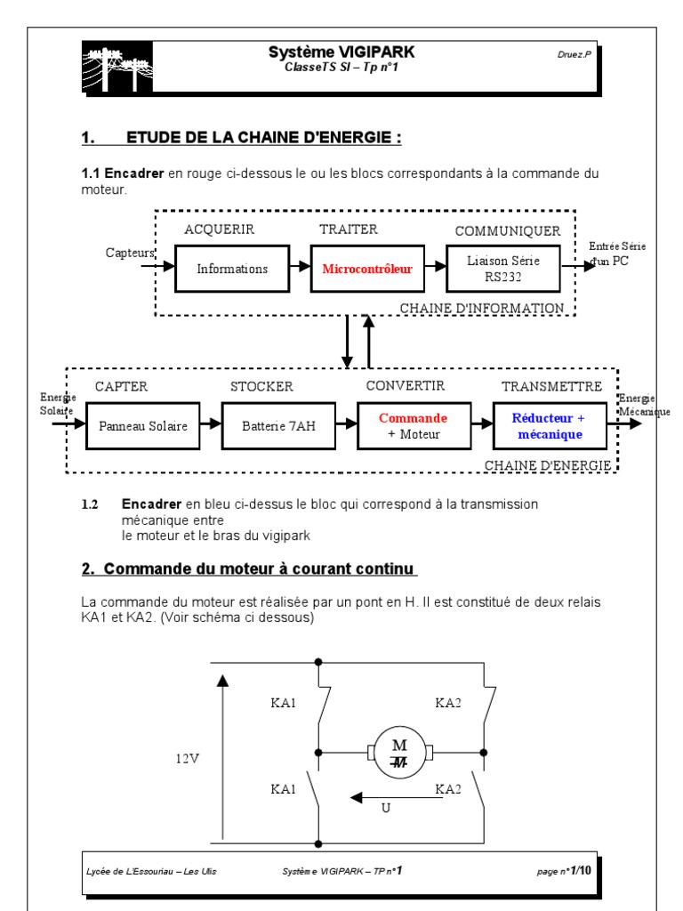 Analyse du Système VIGIPARK | PDF | La nature | Biens manufacturés