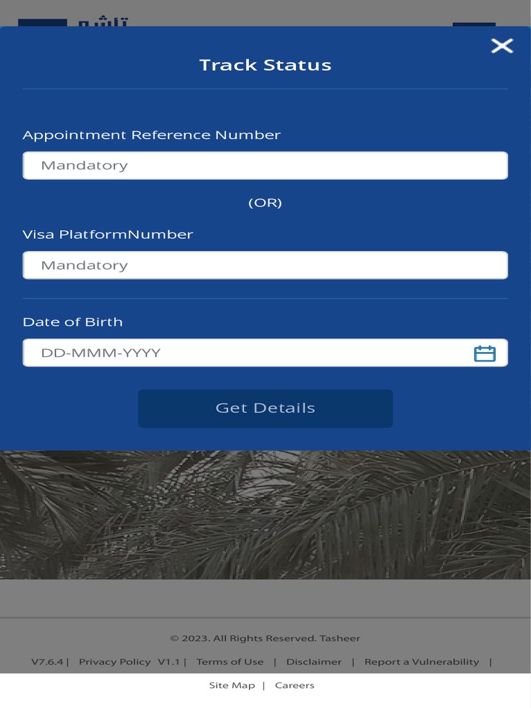 Tasheer Visa Tracking and Appointment Guide | PDF