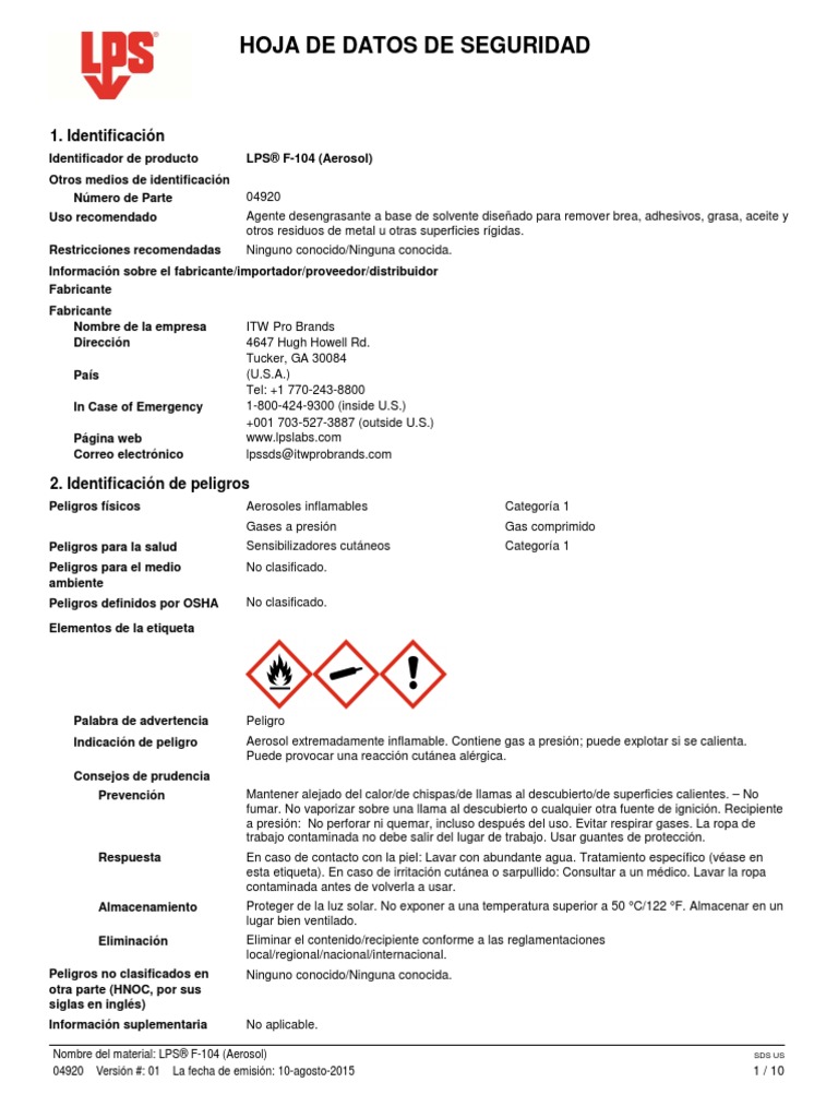 LPS 104 | PDF | Agua | Contaminación