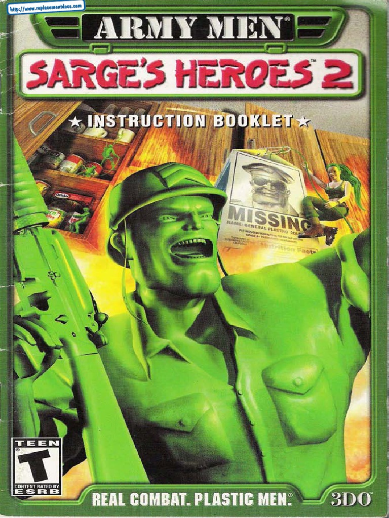 Army Men - Sarges Heroes 2 - Manual - PS2 | PDF