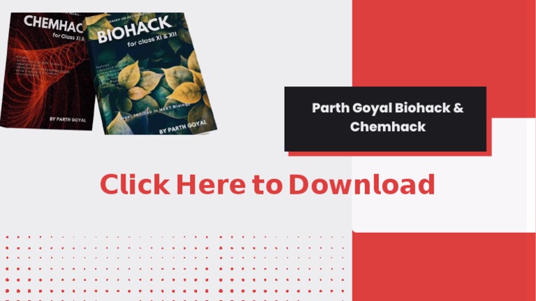 Biohack & Chemhack | PDF