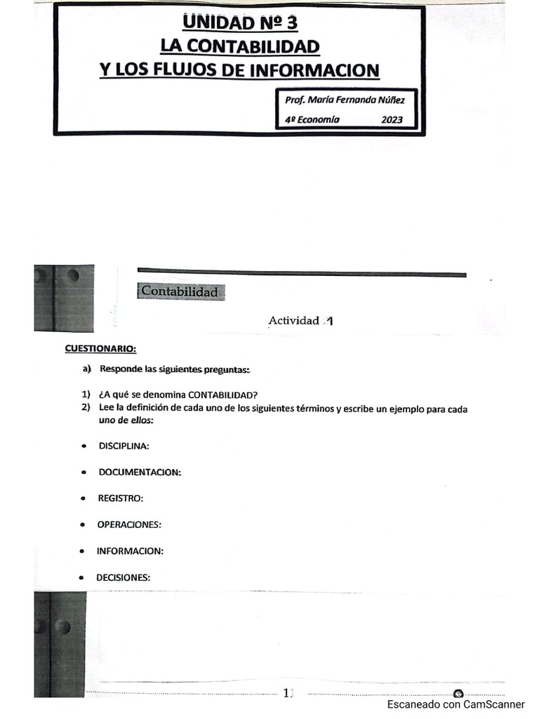 SIC1 - Unidad 3. Práctica | PDF