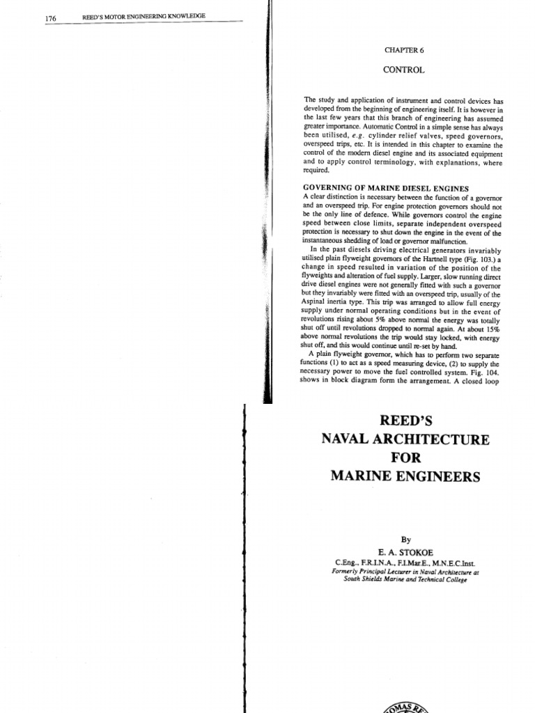 Naval Architecture for Marine Engineers- VOL 4 | PDF