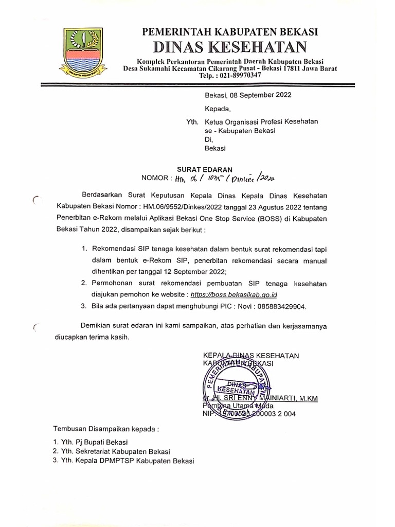 Surat Edaran Boss | PDF