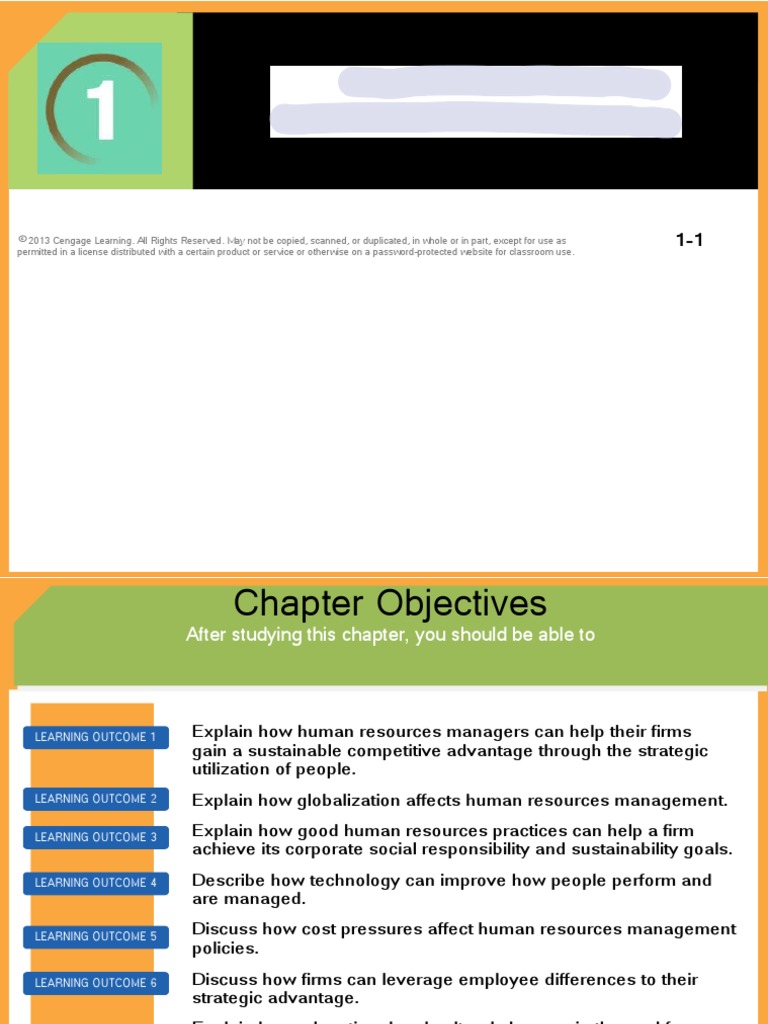 CH.1 Updated PPT-1 | PDF | Human Resource Management | Outsourcing