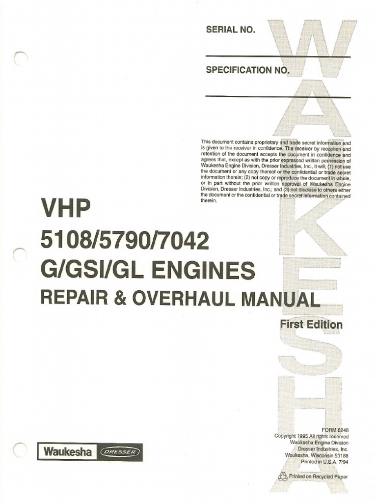 Waukesha - VHP | PDF