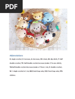 Crochet Patterns for Dudu Series | PDF | Crochet | Yarn