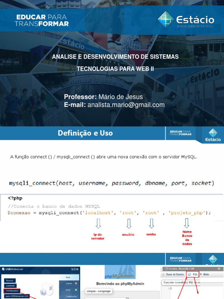 Aula 13 - PHP Conexão Com Separação de Arquivos01 | PDF | Finanças e ...