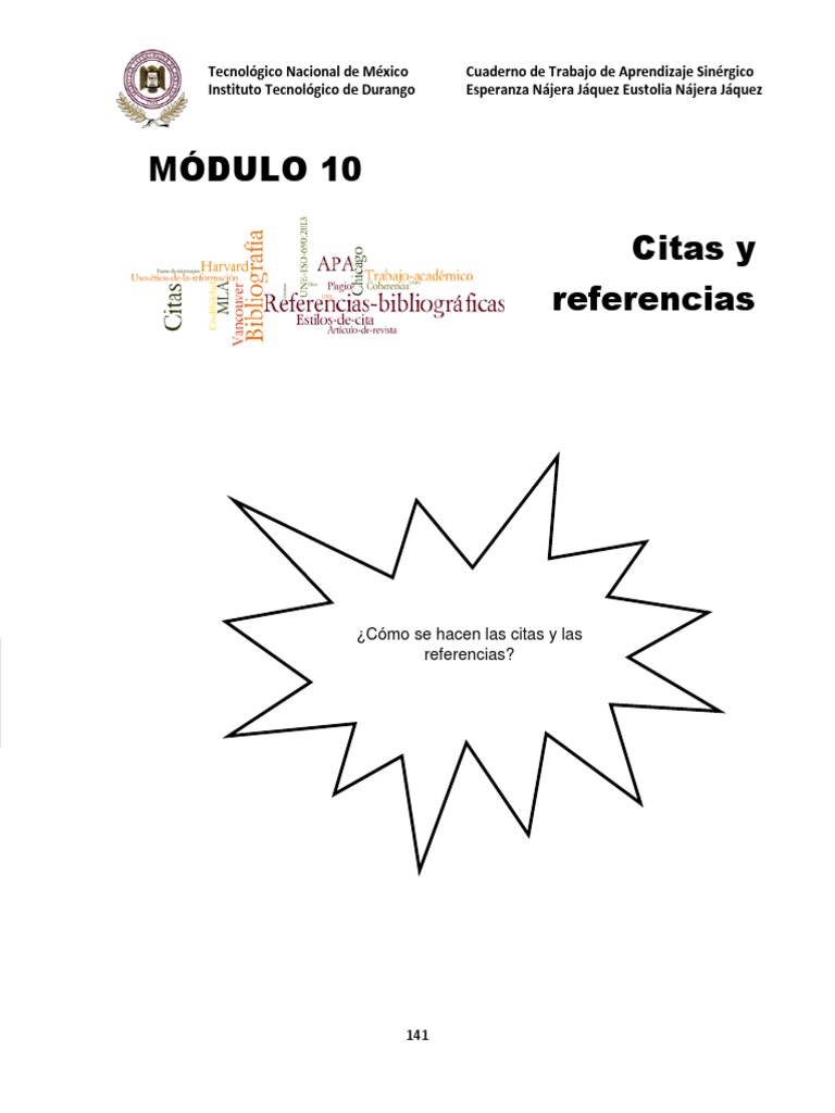 10 MÓDULO 10 Citas y Referencias | PDF | Red mundial | Internet y web